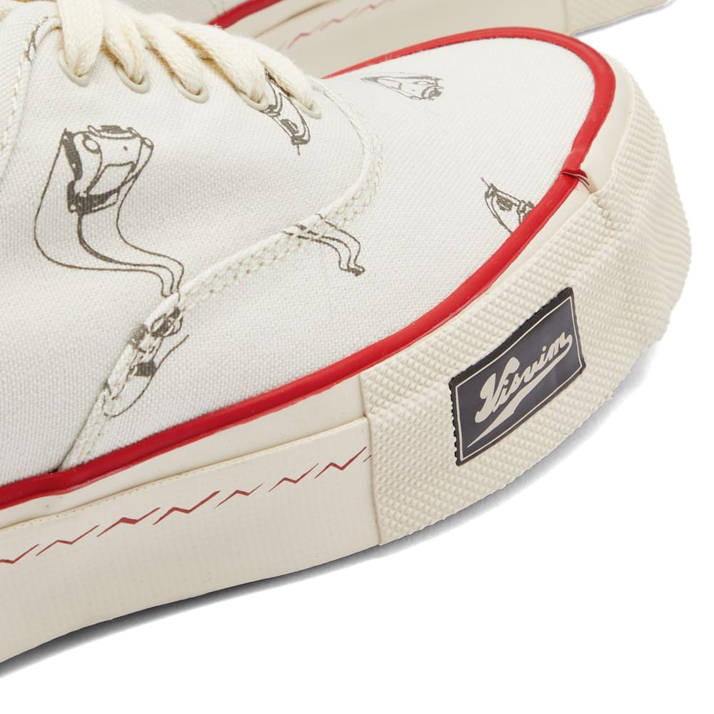 Visvim Women's Logan Deck Lo Roadster Sneakers in Ivory Visvim