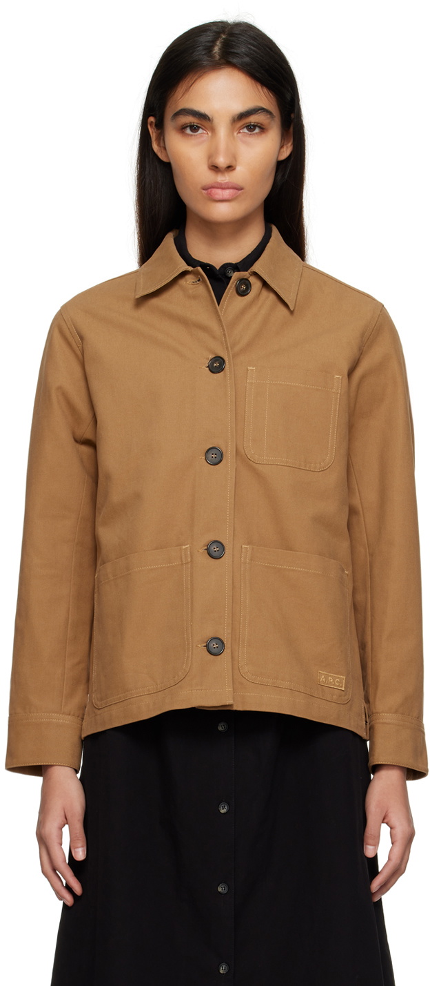 A.P.C. Brown Silvana Jacket A.P.C.