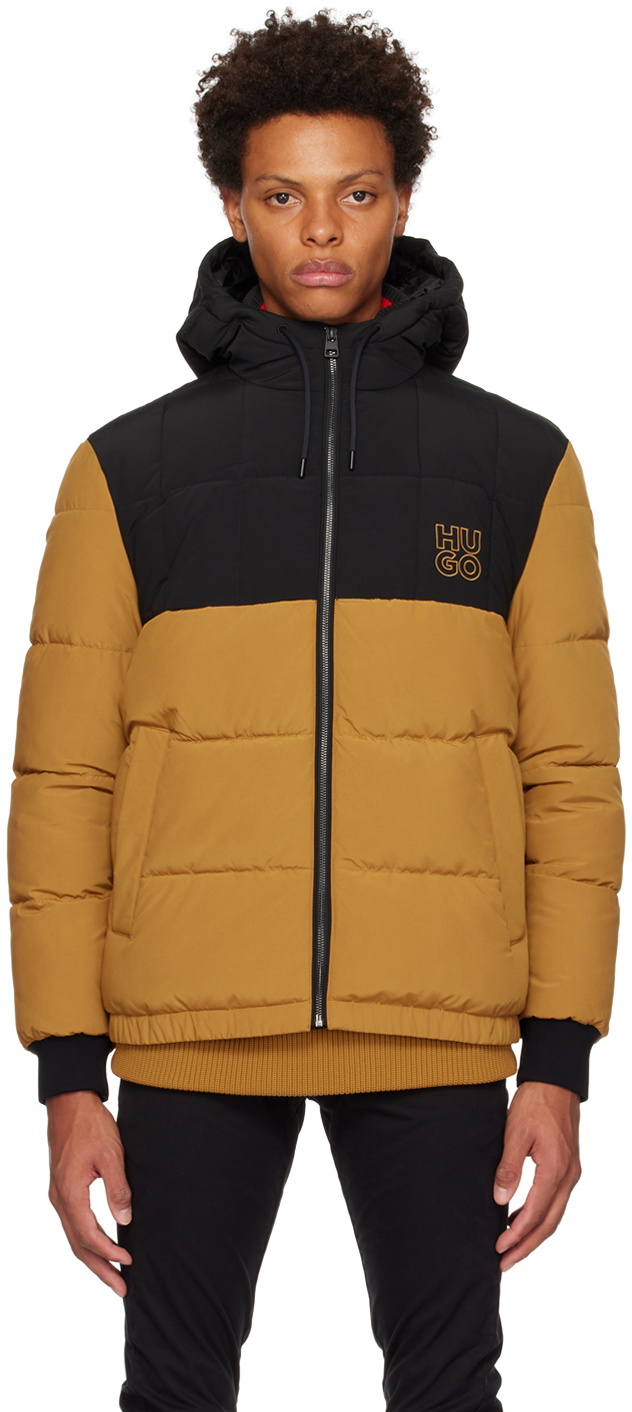 Hugo Yellow Stacked Jacket Hugo Boss
