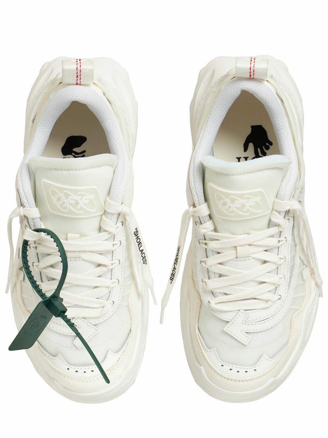 OFF-WHITE - 45mm Odsy 1000 Mesh Sneakers Off-White