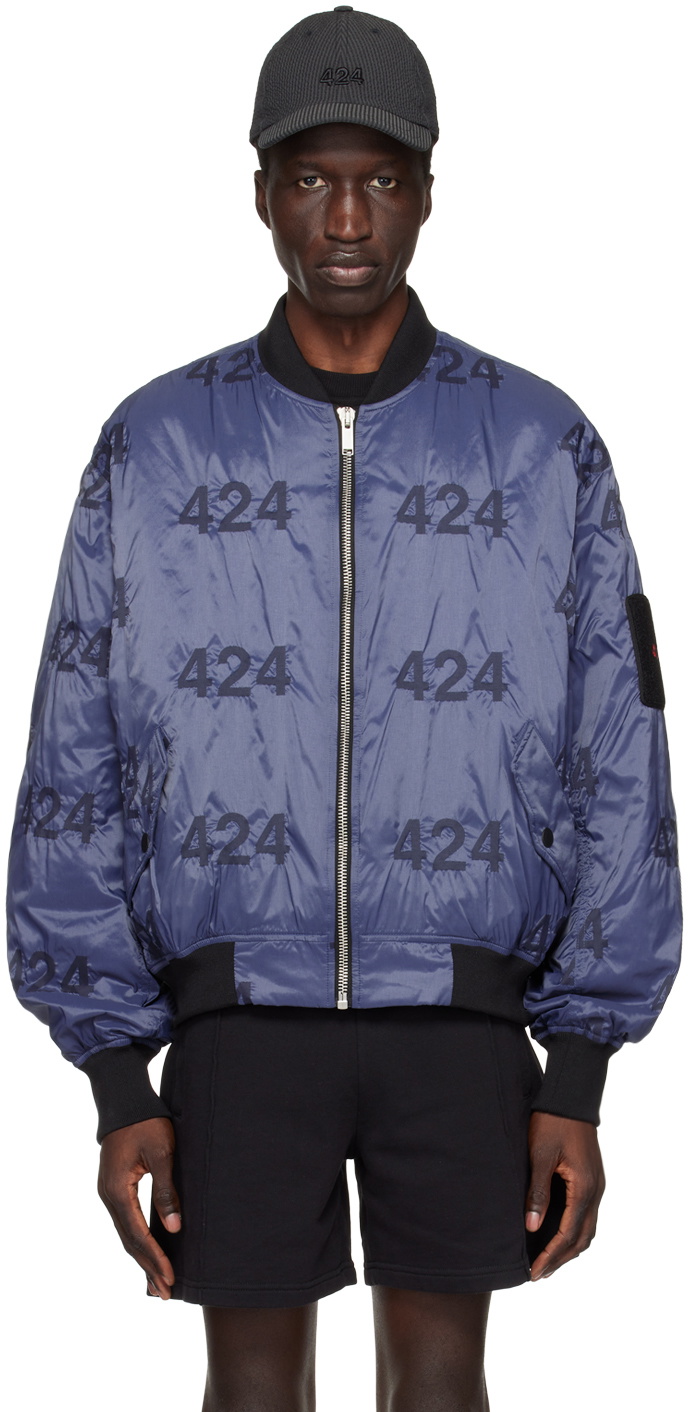 424 Navy Bomber Jacket 424