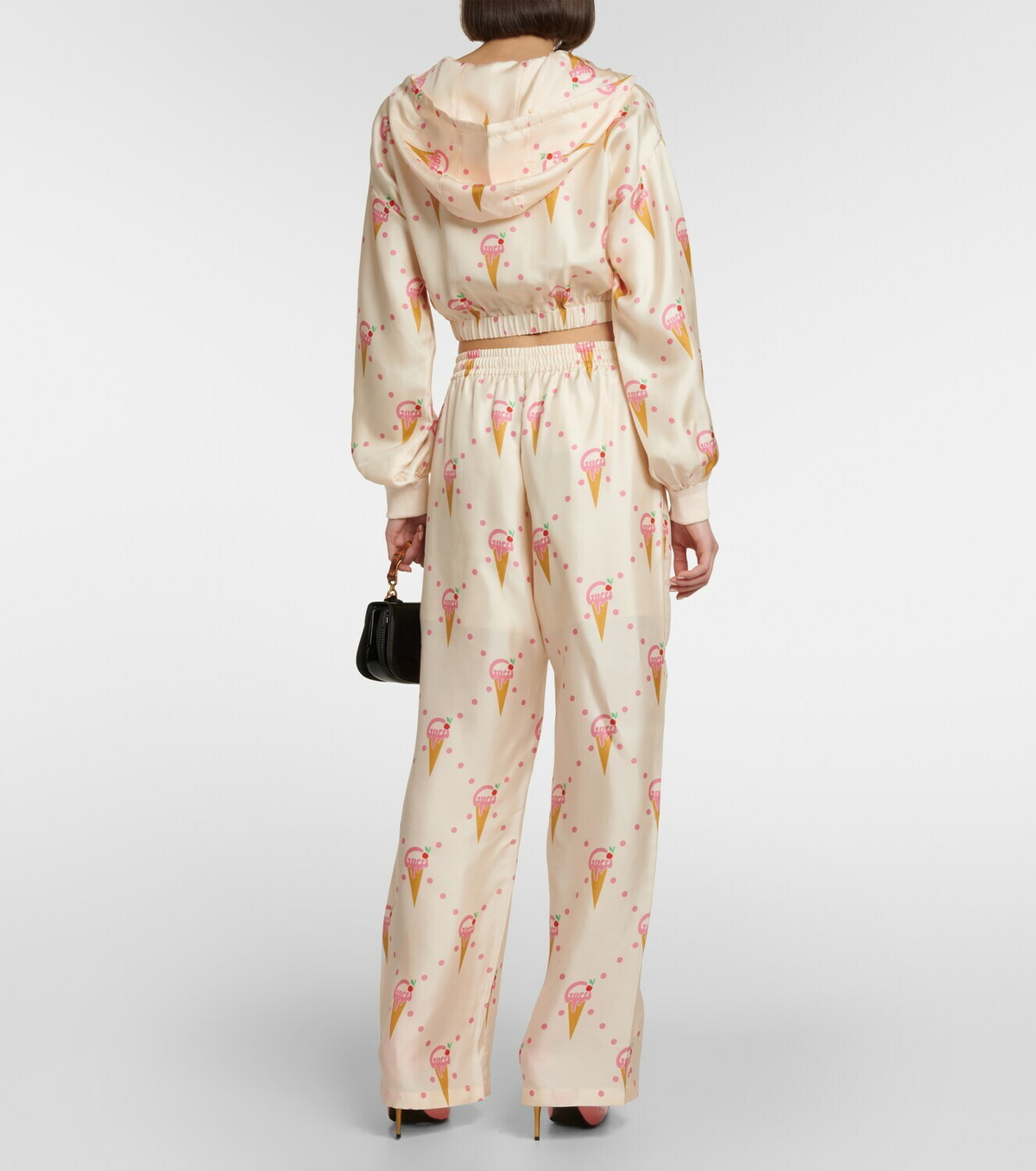 Gucci - Jacquard silk track jacket Gucci