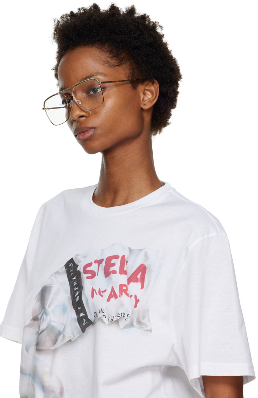 Stella McCartney Gold Chain Link Glasses Stella McCartney