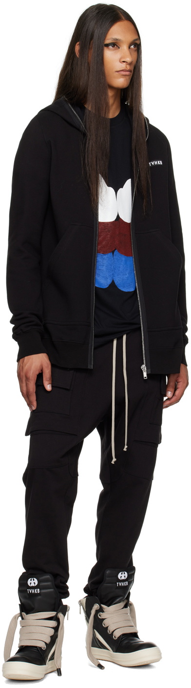 Rick Owens SSENSE Exclusive Black KEMBRA PFAHLER Edition Hoodie Rick Owens