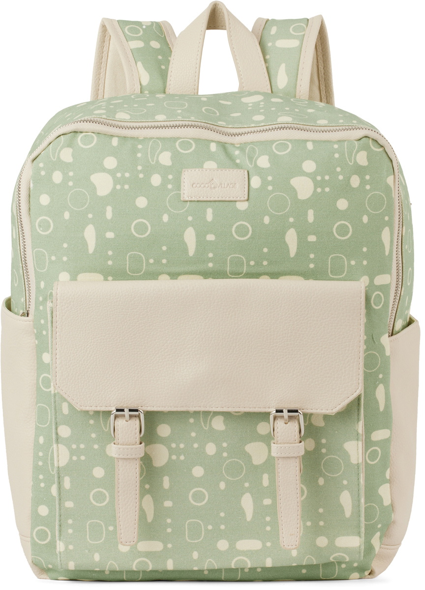 Coco Village Kids Green & White Atari Backpack
