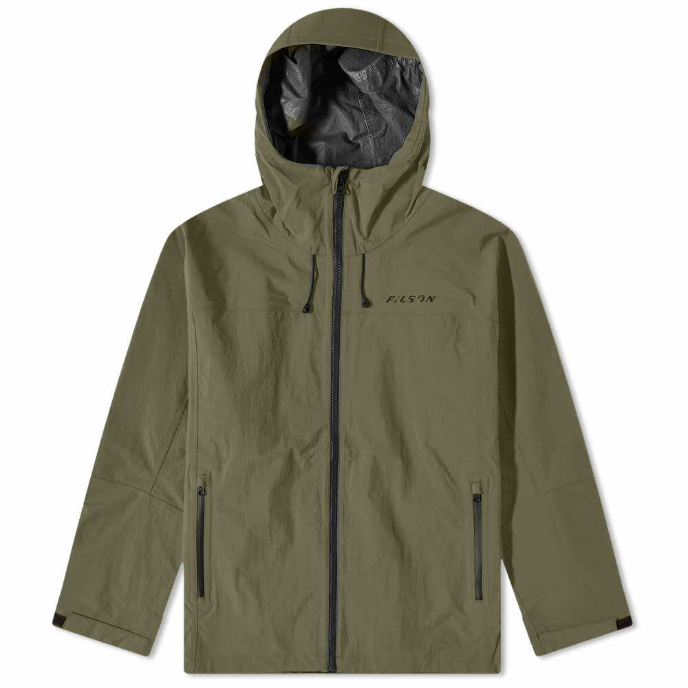 Filson Men's Swiftwater Rain Jacket in Service Green Filson