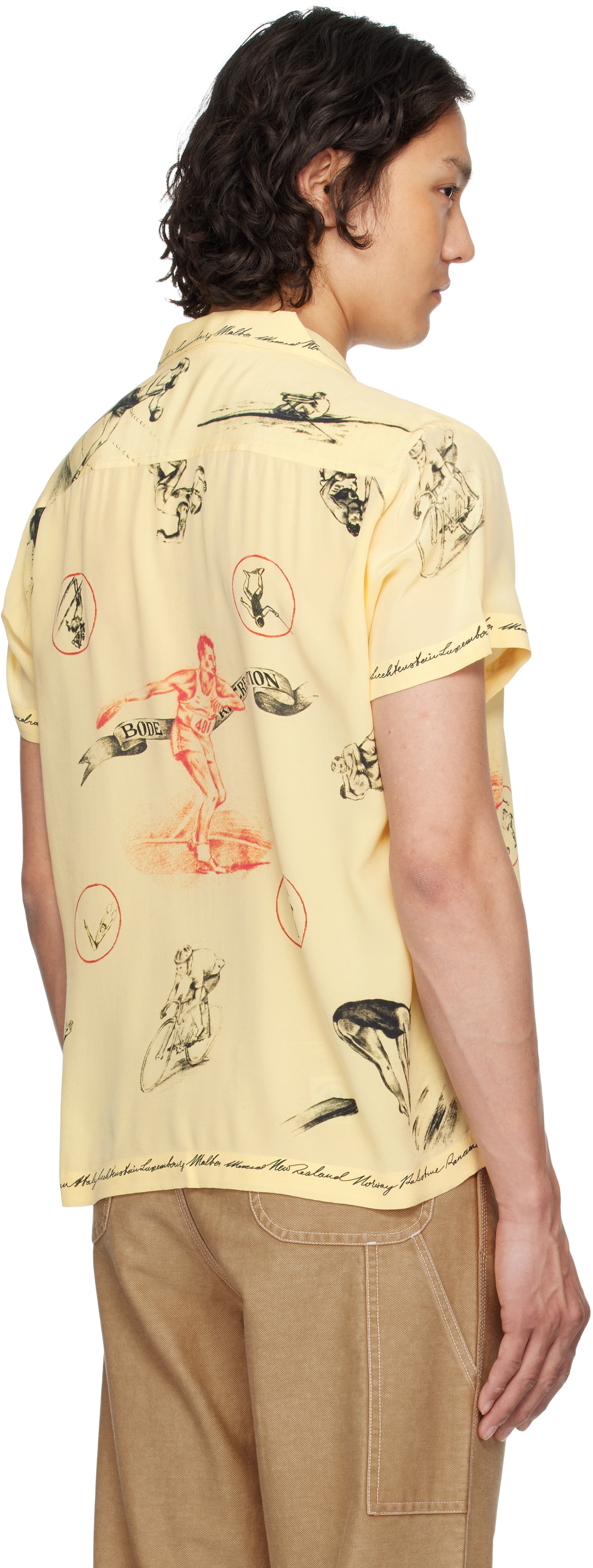 Bode Yellow Games Shirt Bode