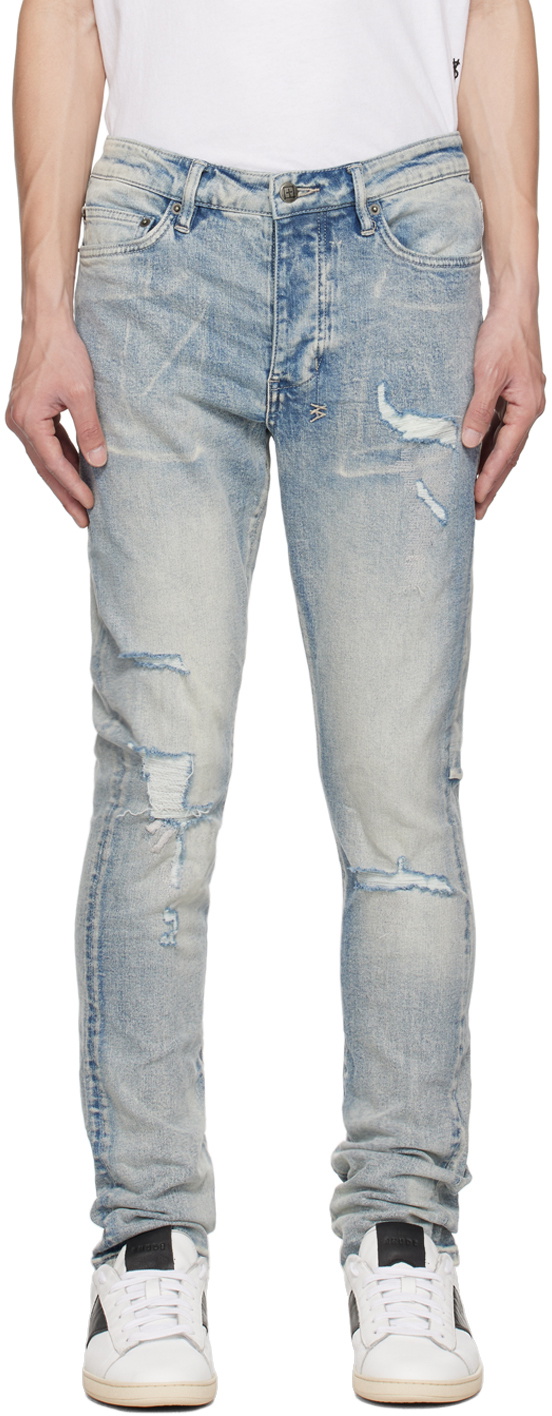 Ksubi Blue Chitch Punk Thrashed Jeans Ksubi