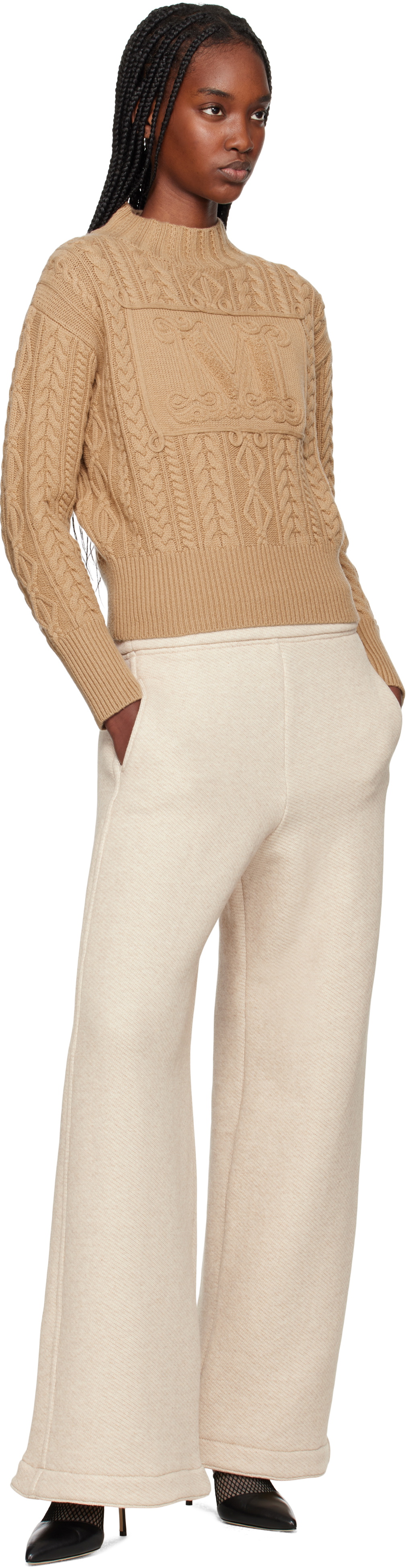 Max Mara Tan Miranda Sweater Max Mara