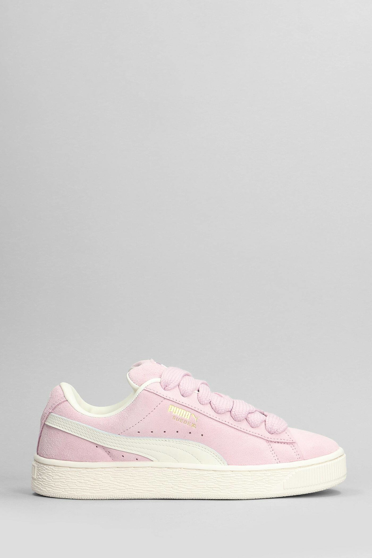 Puma Suede Xl Grape Sneakers In Rose-pink Suede Puma