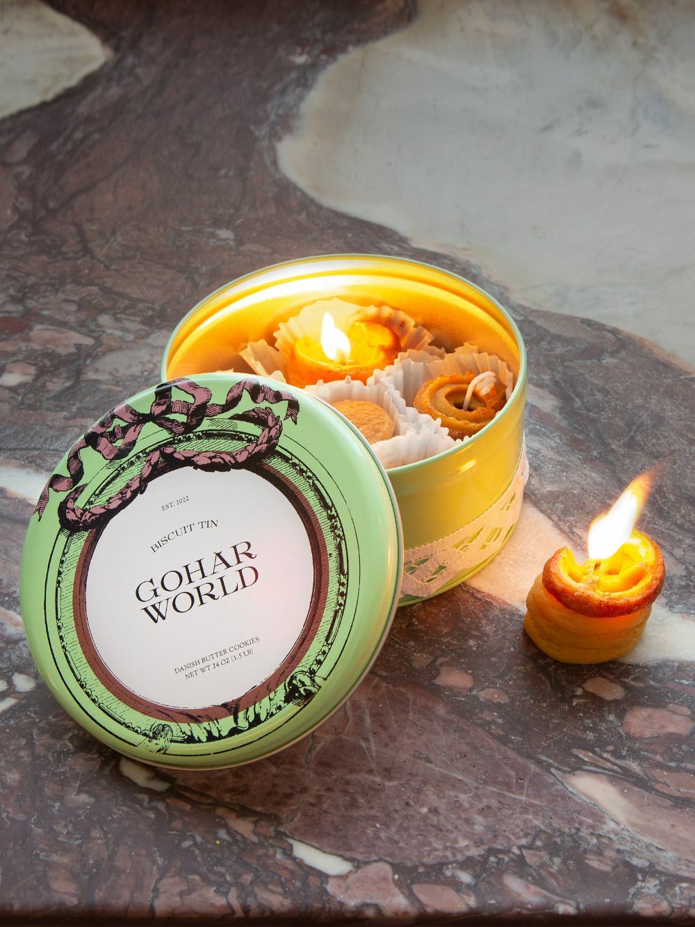 Gohar World Gohar World Biscuit Tin Candle Gohar World