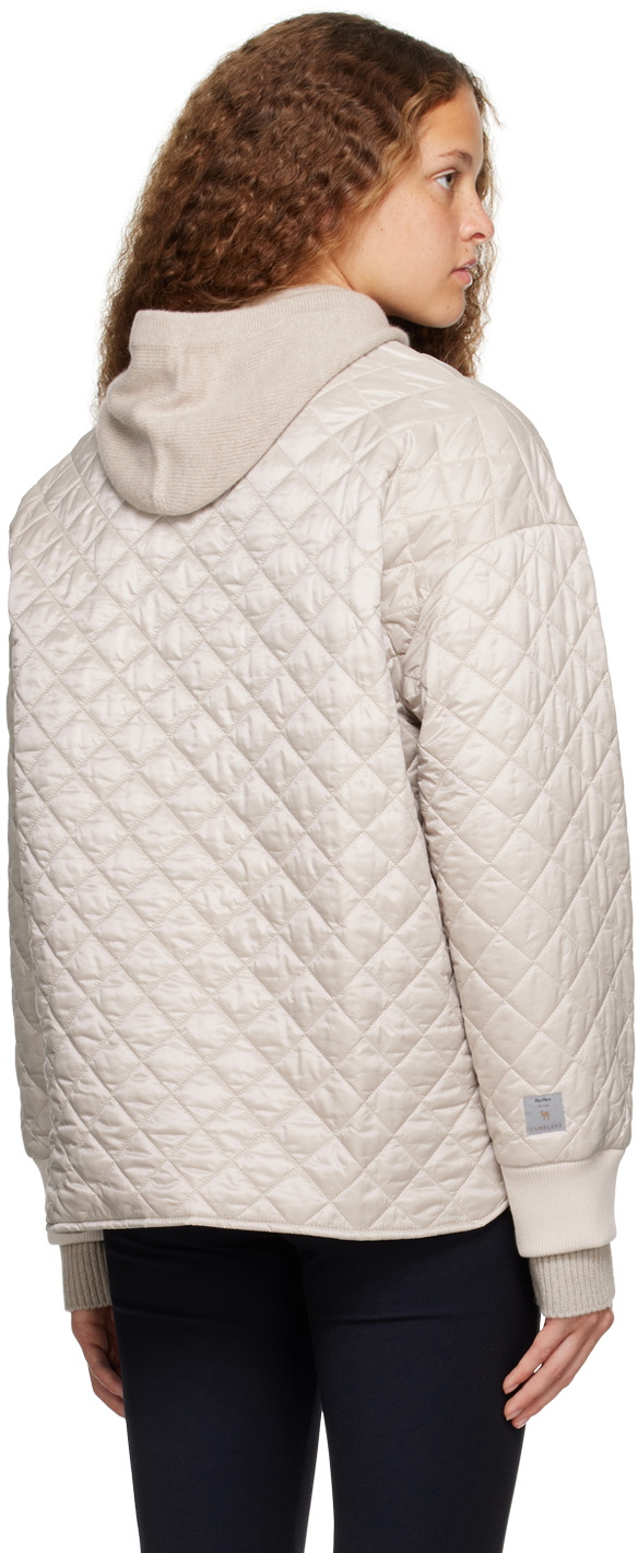 S Max Mara Off-White Maya Bomber Jacket S Max Mara