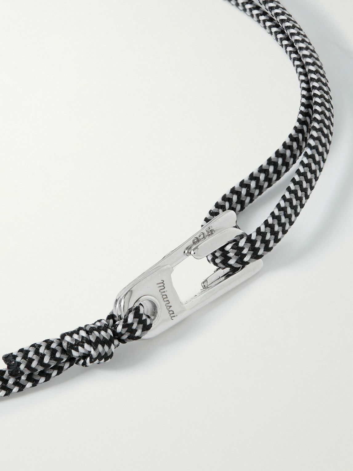 Miansai - Annex Silver and Cord Bracelet Miansai