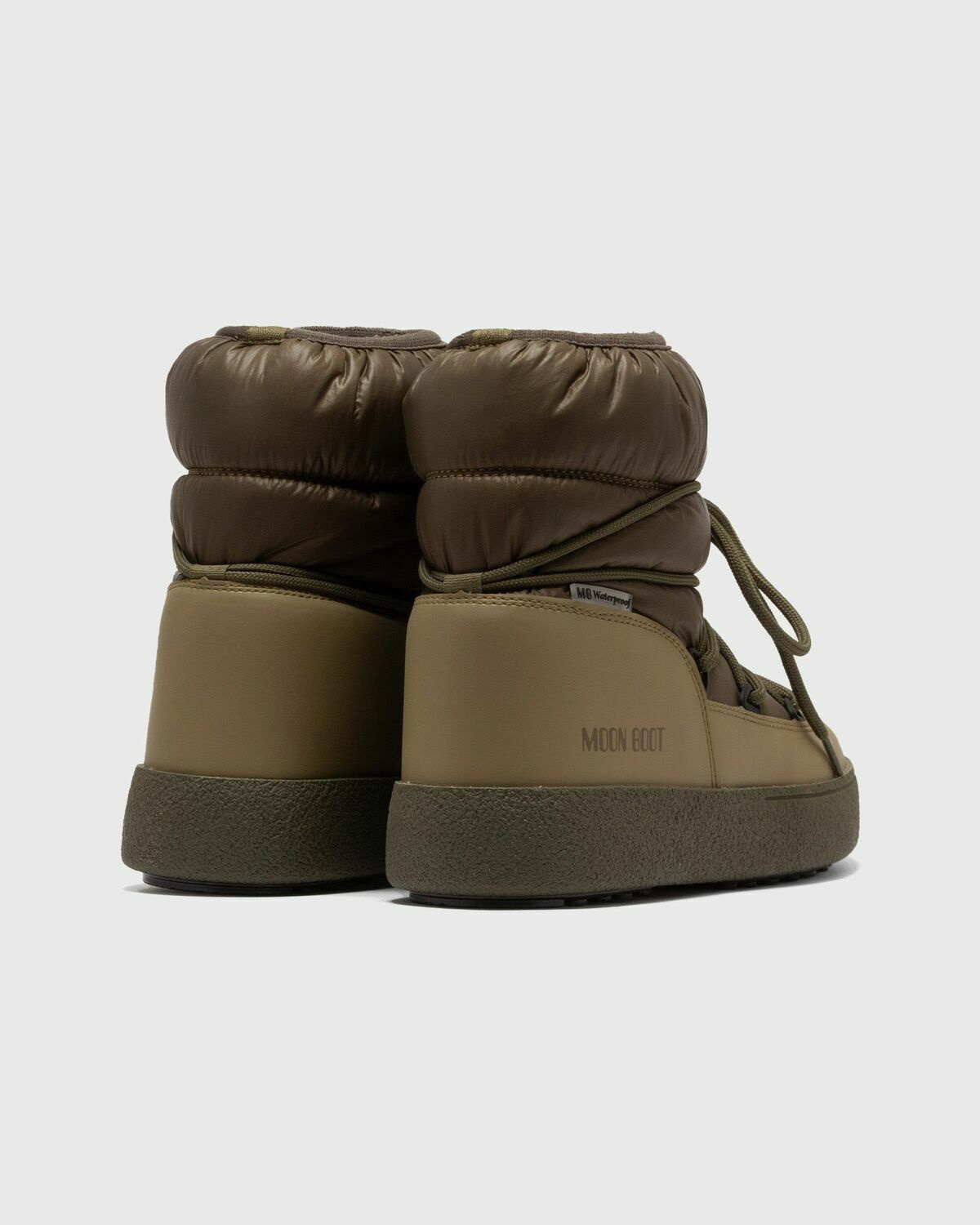 Moon Boot Ltrack Low Nylon Wp Green - Womens - Boots Moon Boot