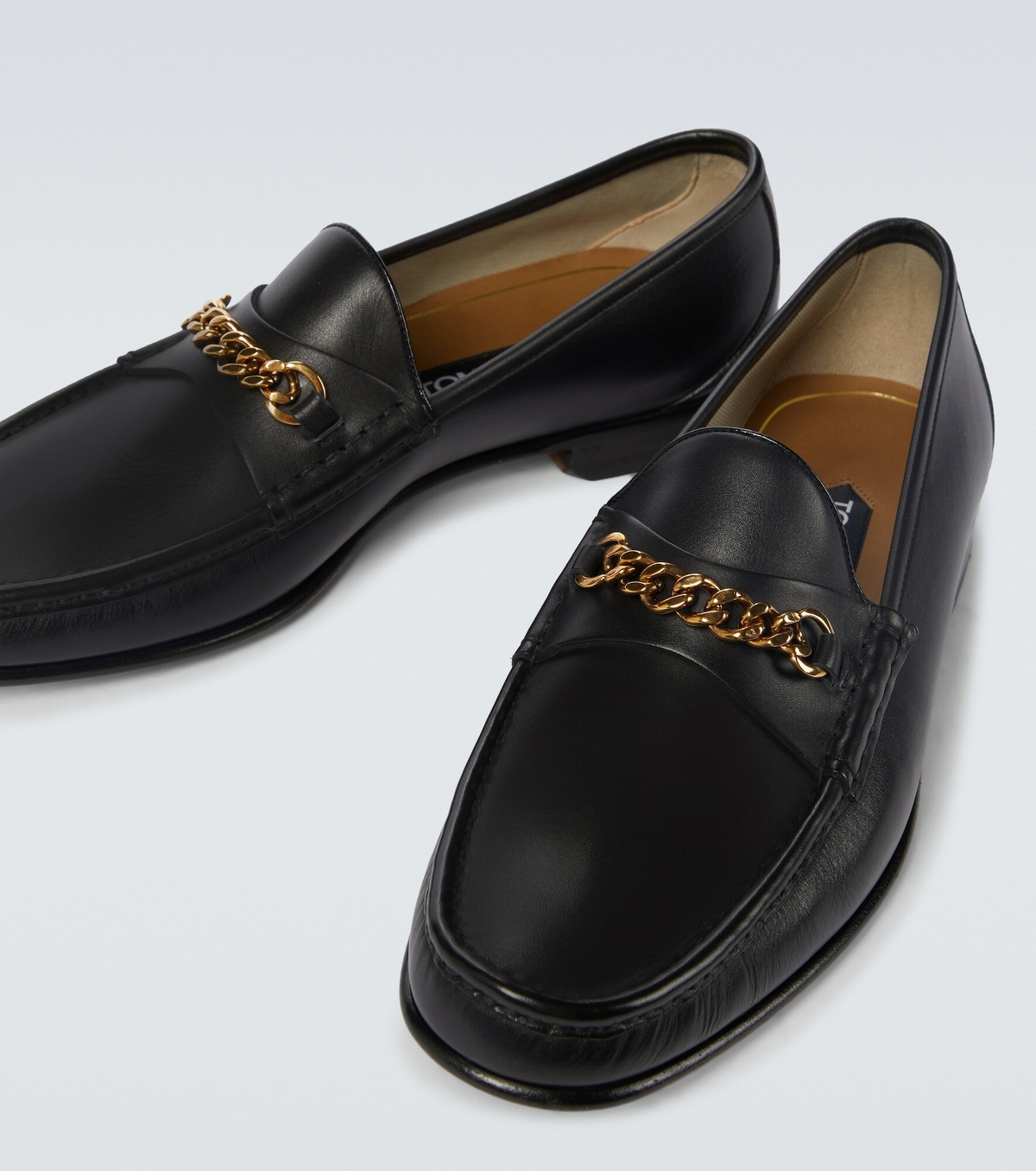 Tom Ford - leather York Chain loafers TOM FORD
