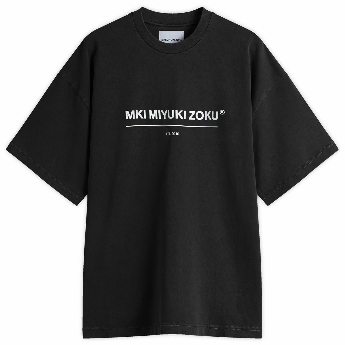 MKI Men's Linear T-Shirt in Black MKI Miyuki-Zoku
