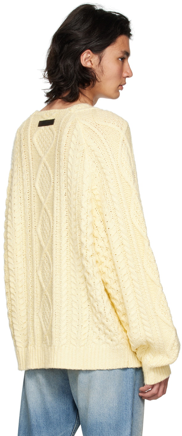 Fear of God ESSENTIALS Yellow Raglan Sweater Fear Of God Essentials