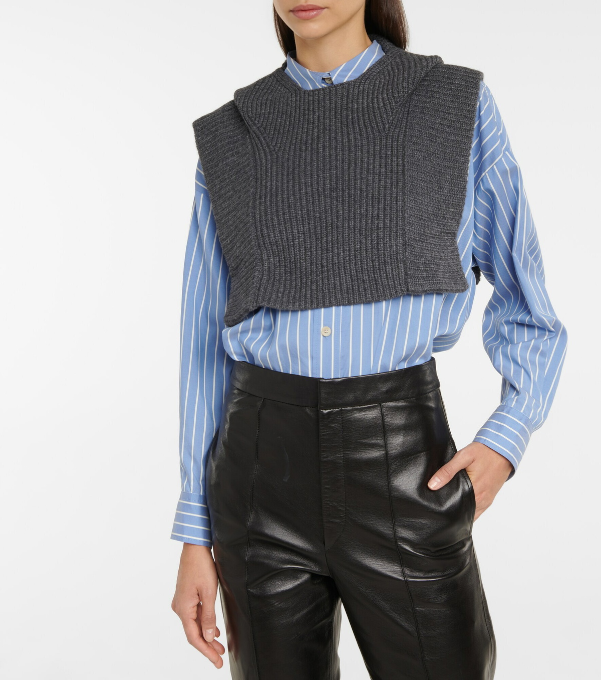 Isabel Marant - Palmer cropped wool and cashmere vest Isabel Marant