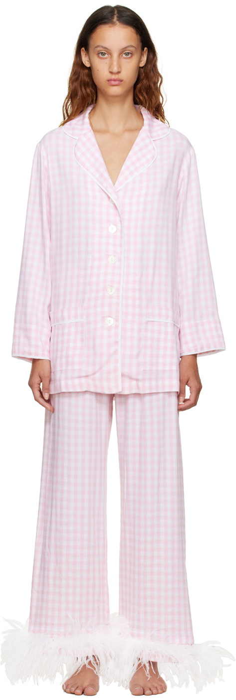 Sleeper Pink & White Party Pyjama Set Sleeper