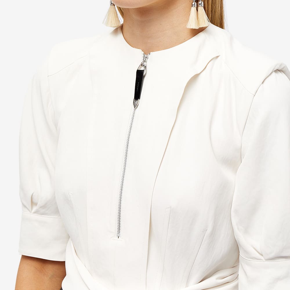 Toga Pulla Women's Open Back Grossgrain Dress in White Toga Pulla