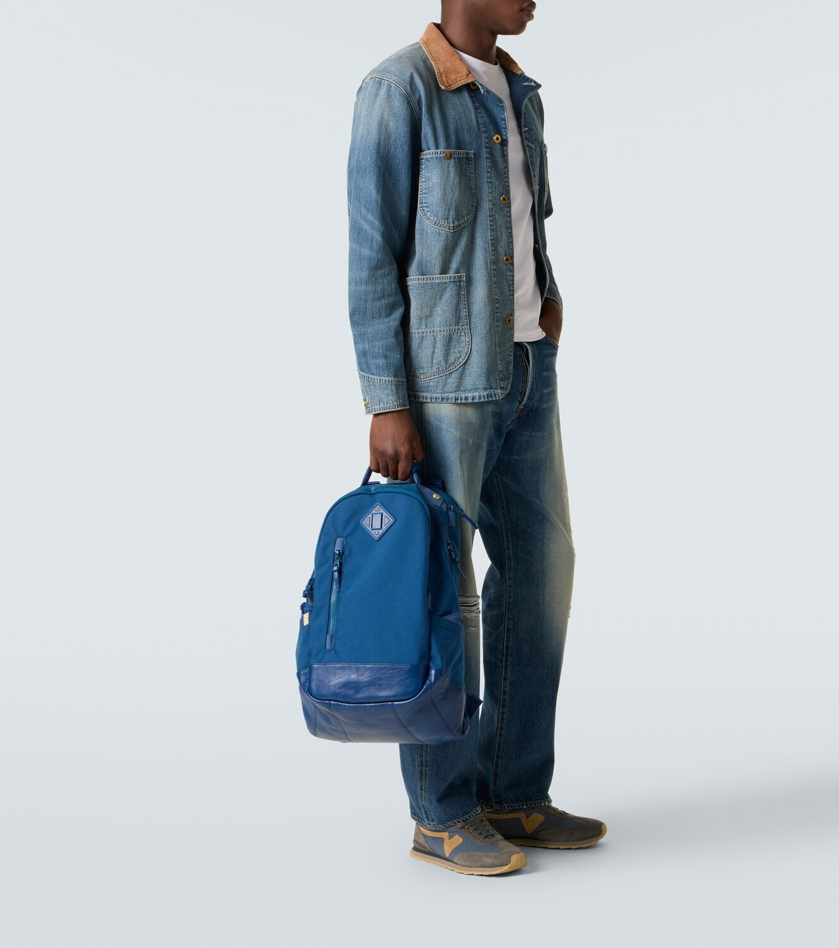 Visvim Cordura 20L leather-trimmed backpack Visvim