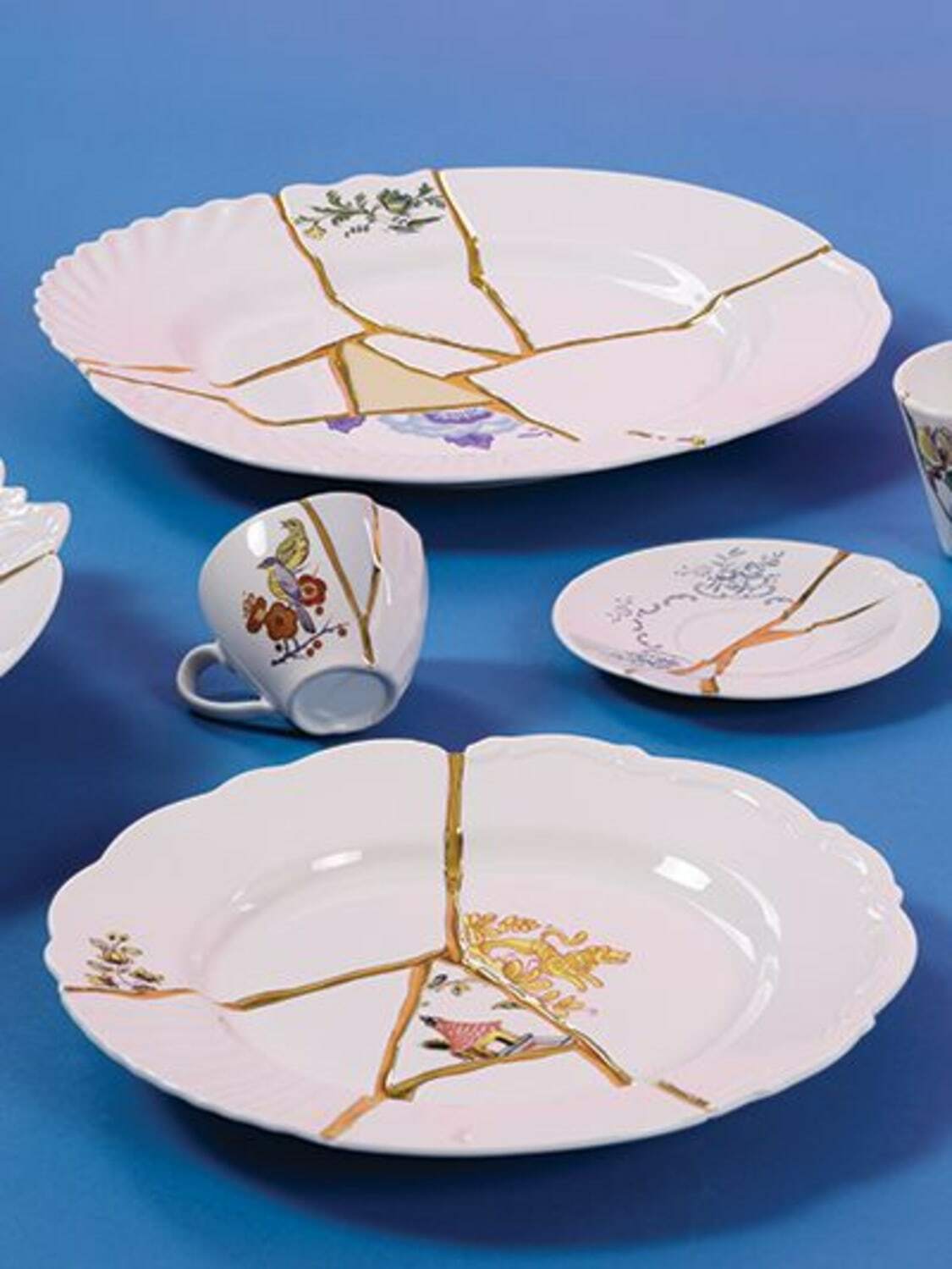 SELETTI Kintsugi Porcelain Dinner Plate Seletti