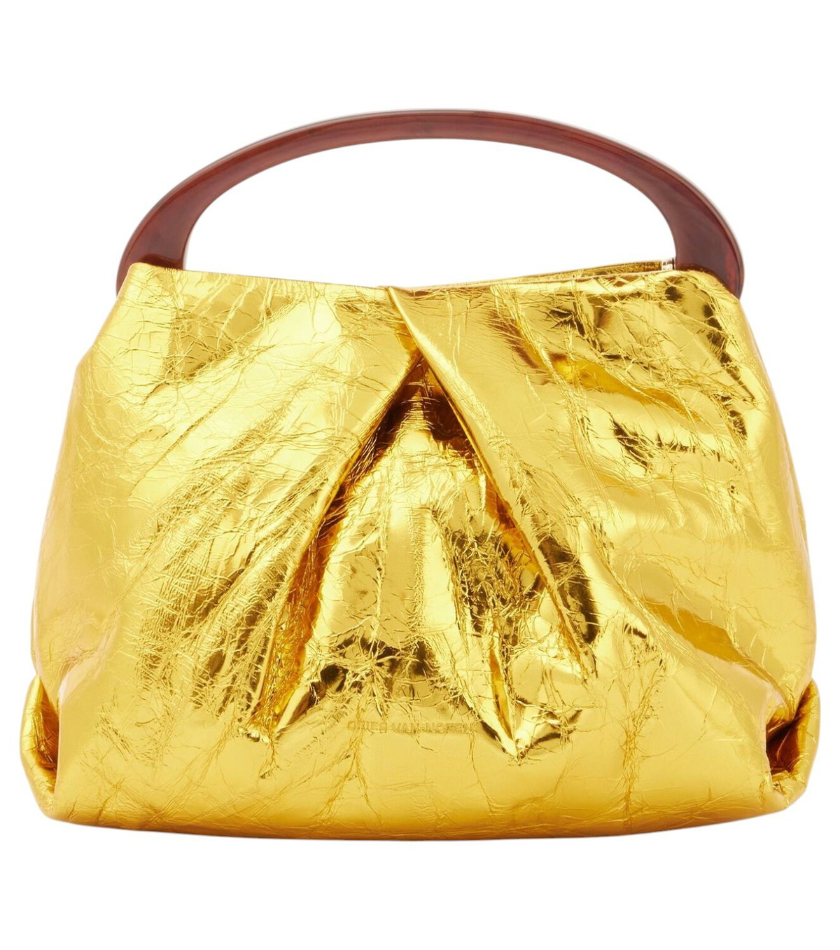 Dries Van Noten Mini metallic leather tote bag Dries Van Noten