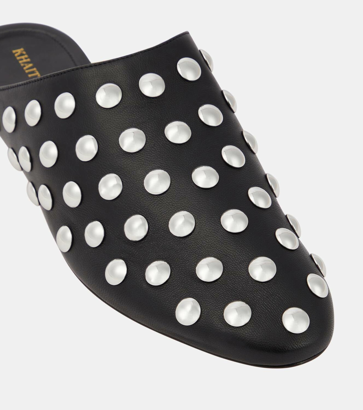 Khaite Otto studded leather mules Khaite