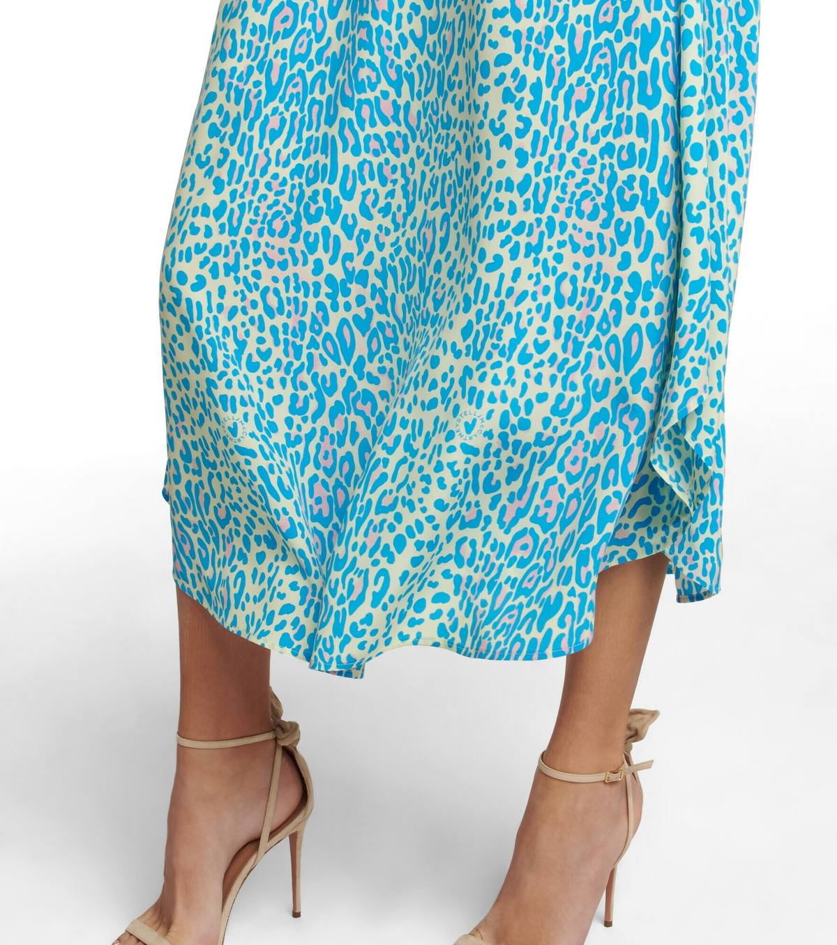 Stella McCartney - Animal-print silk midi dress Stella McCartney