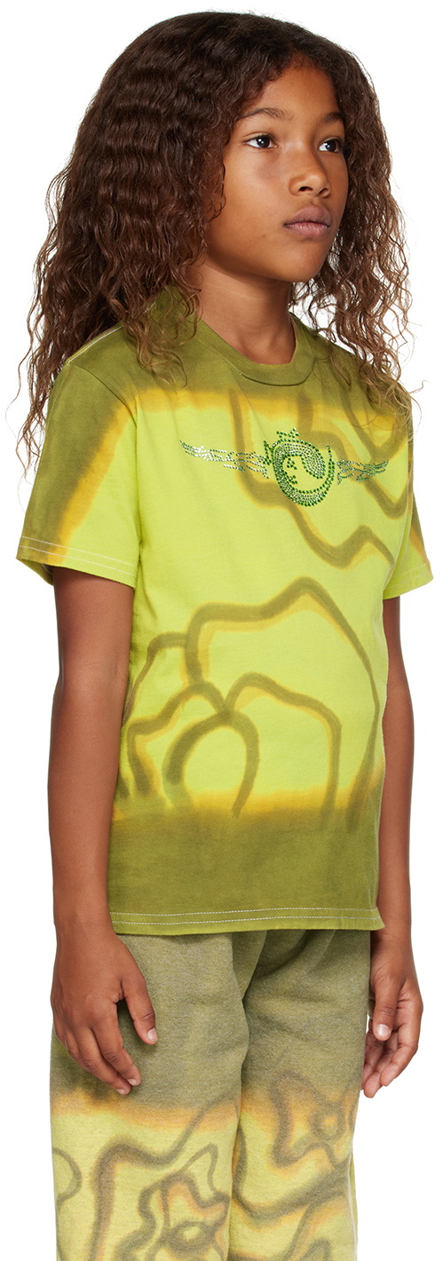 Collina Strada SSENSE Exclusive Kids Khaki T-Shirt Collina Strada