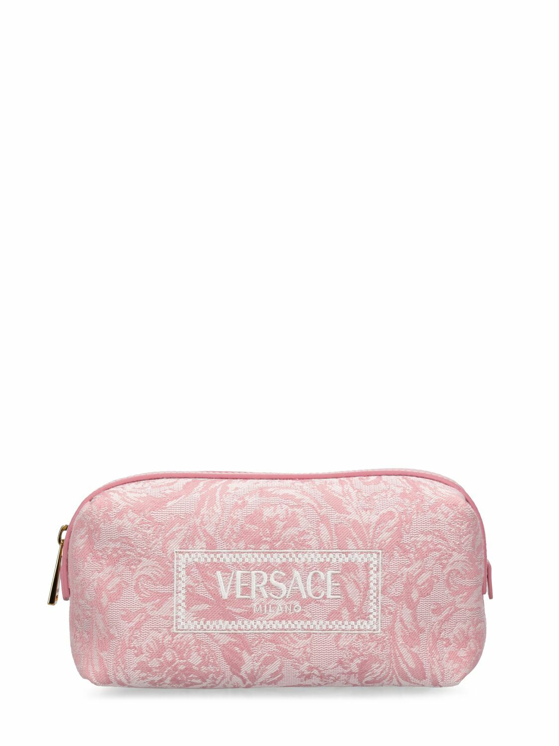 VERSACE - Logo Jacquard Makeup Bag Versace