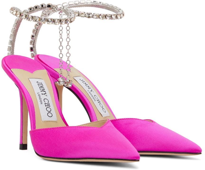 Jimmy Choo Pink Saeda 100 Heels Jimmy Choo