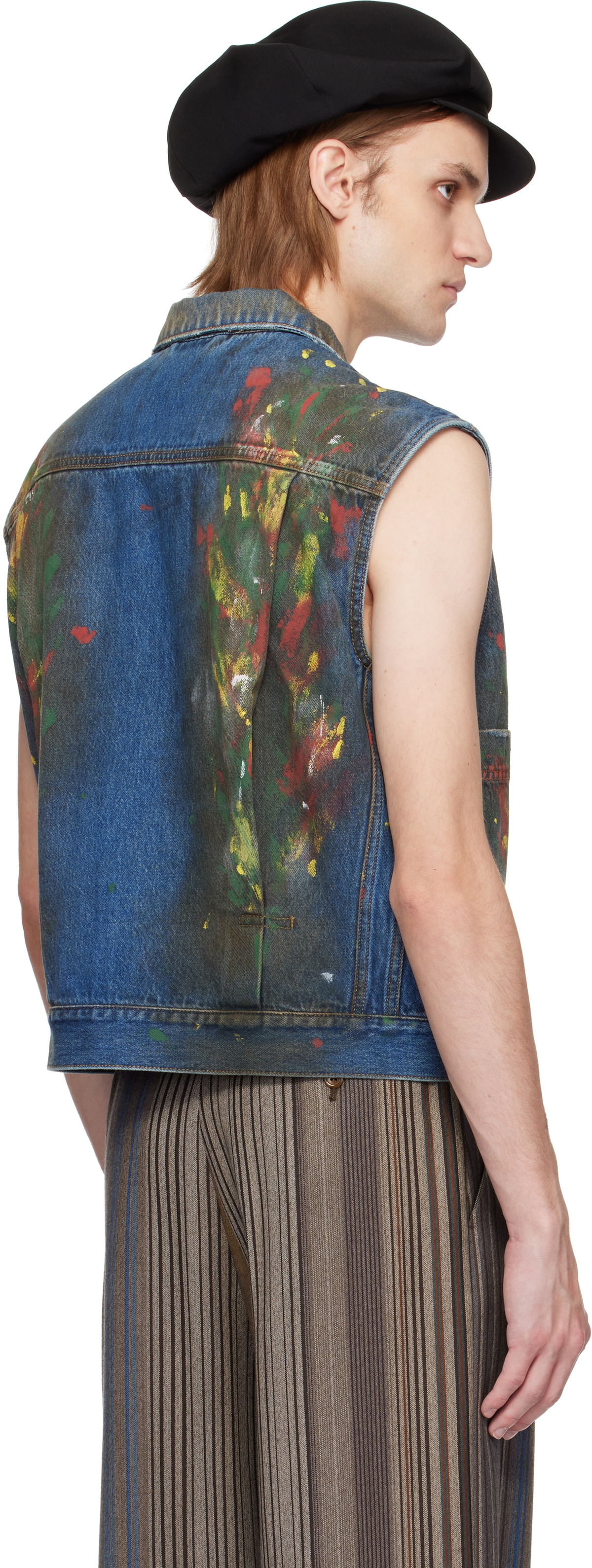 Vivienne Westwood Blue Marlene Denim Vest Vivienne Westwood