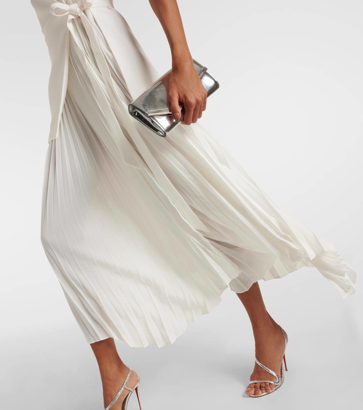 Simkhai Helena pleated wrap dress Simkhai