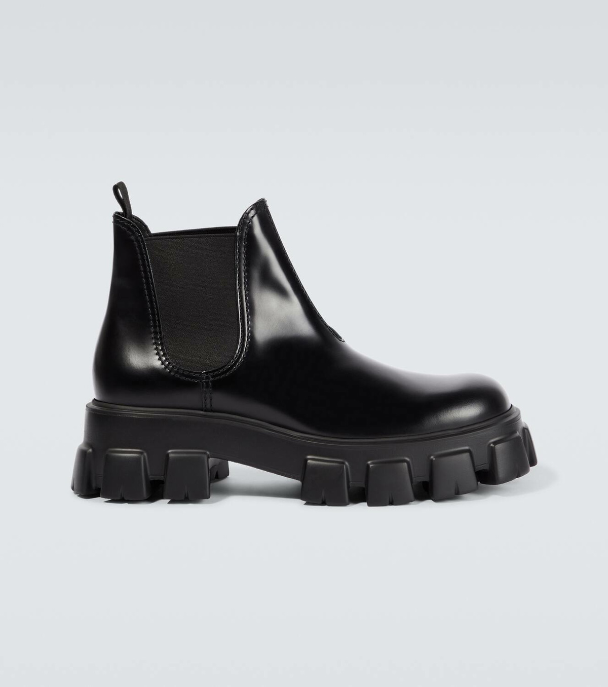 Prada Monolith leather Chelsea boots Prada