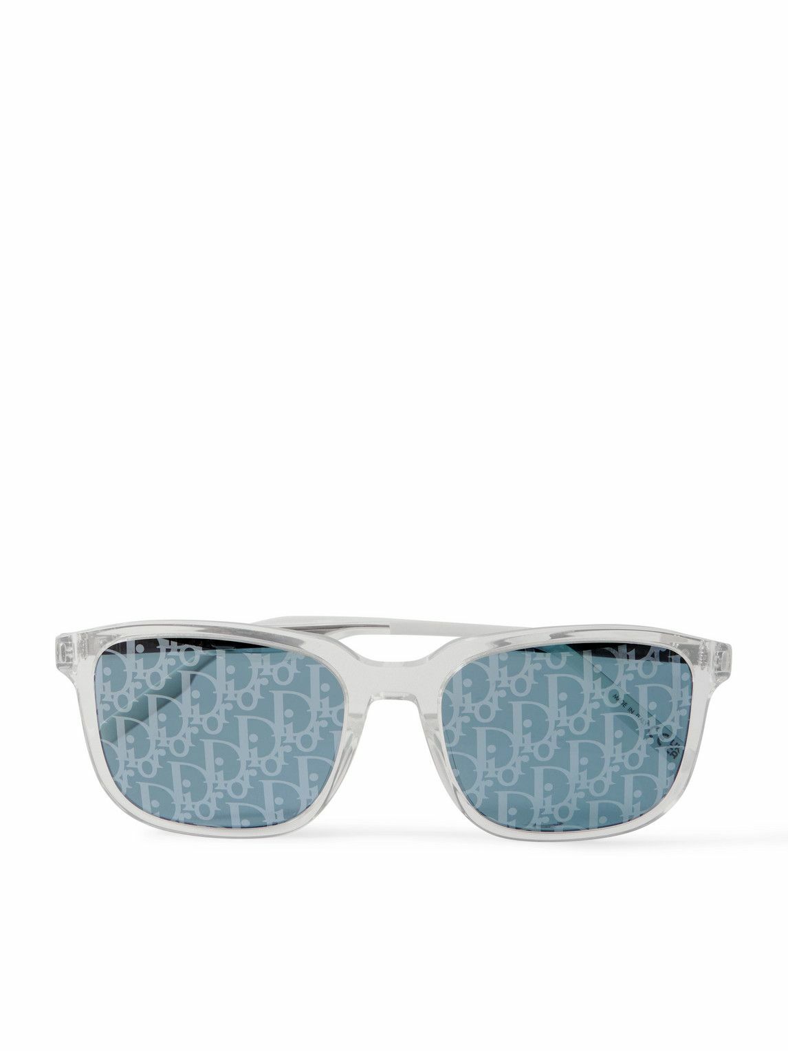 Dior Eyewear - DiorTag SU Square-Frame Acetate and Silver-Tone Mirrored ...