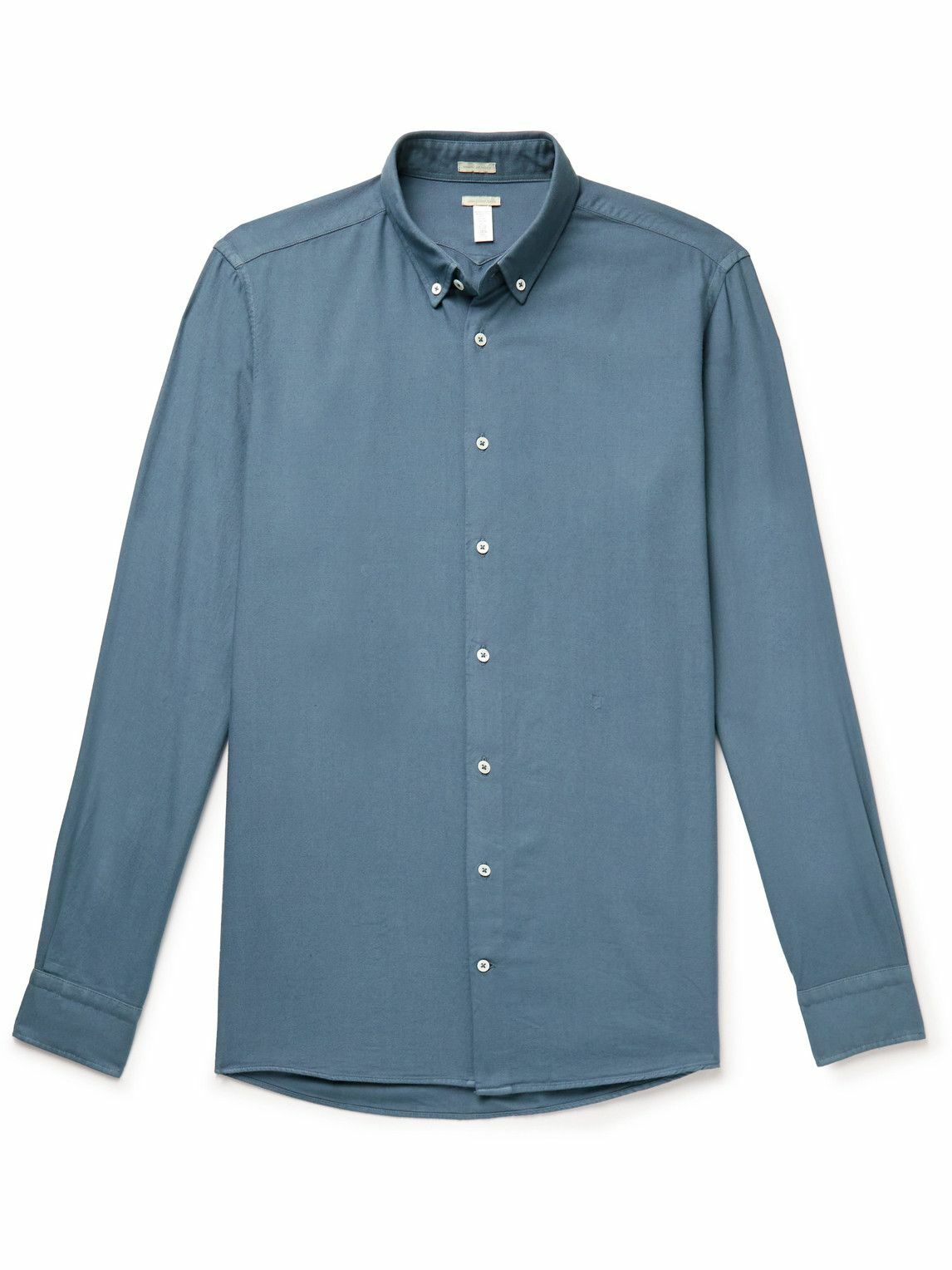 Massimo Alba - Boston Button-Down Collar Twill Shirt - Blue Massimo Alba