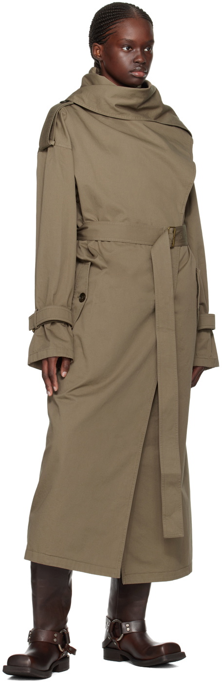 Acne Studios SSENSE Exclusive Brown Stirrup High Boots Acne Studios