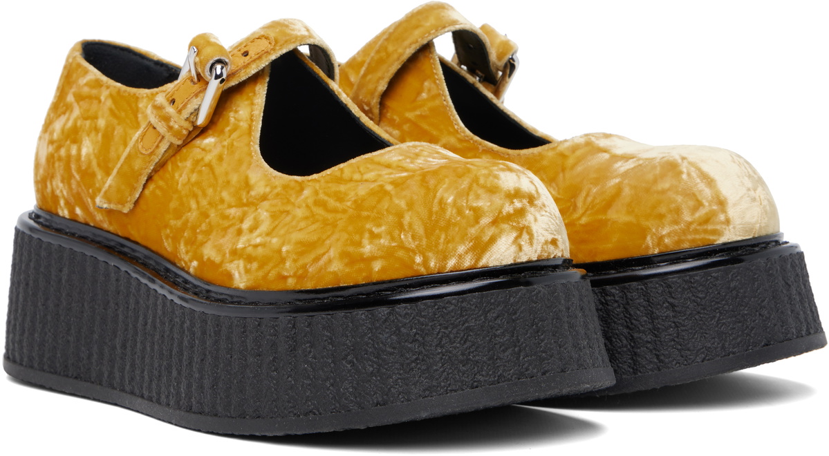 Moschino Yellow Olivia Loafers Moschino