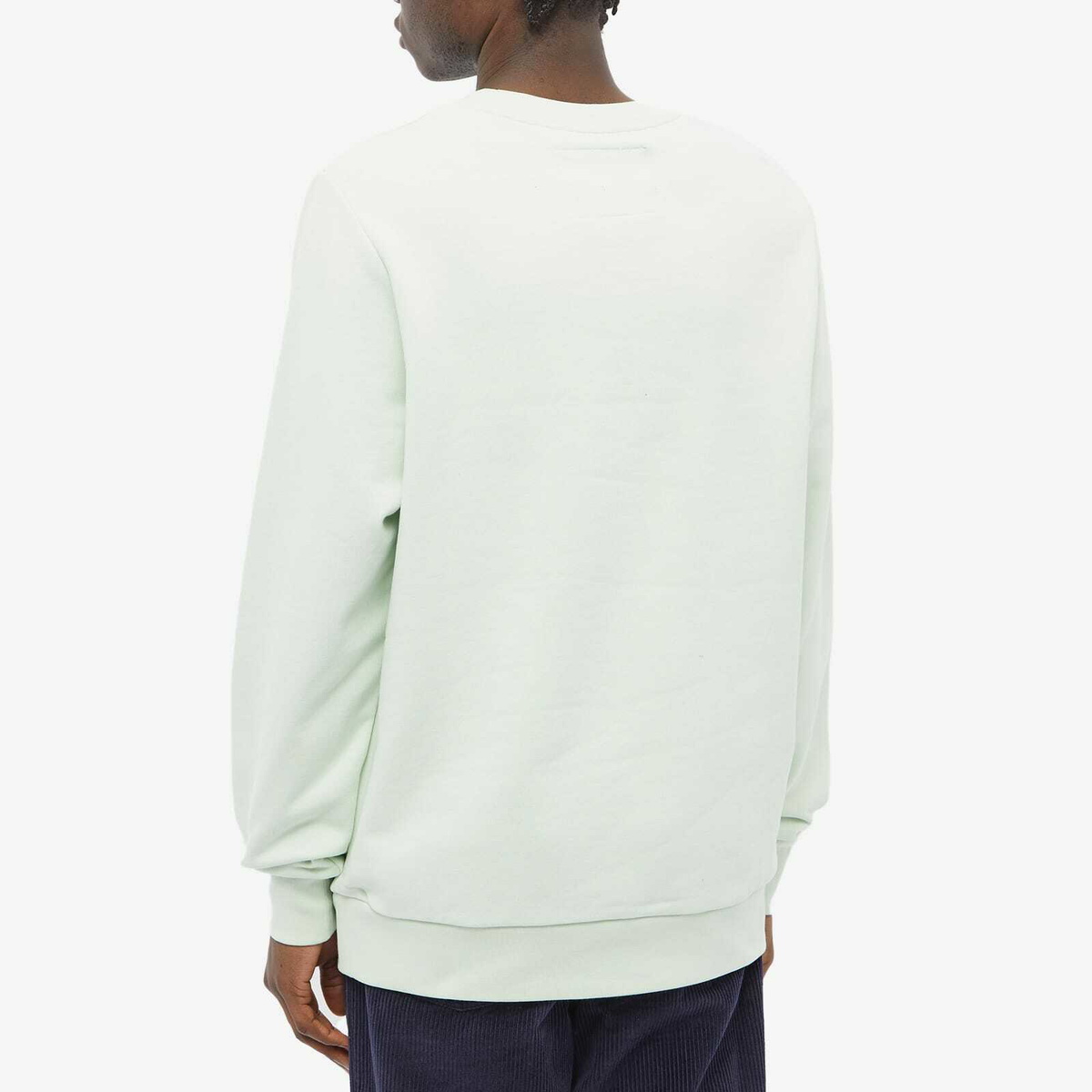 Blue Flowers Men's Pencraft Sweat in Pale Mint Blue Flowers