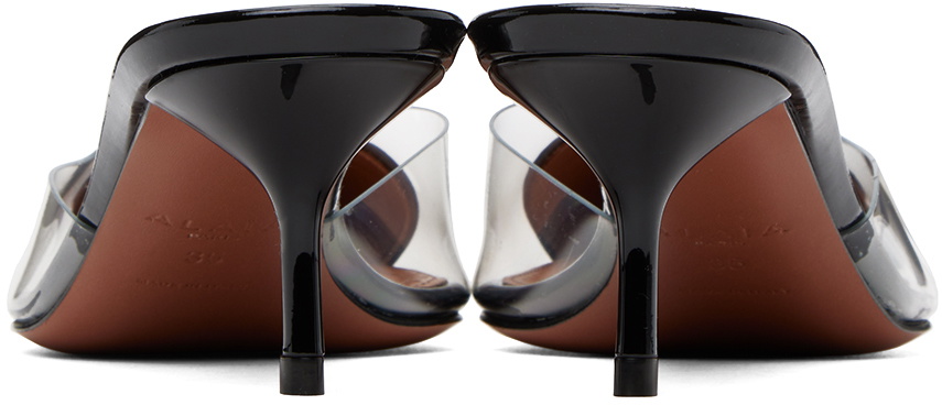 ALAÏA Black Heart Mules ALAÏA