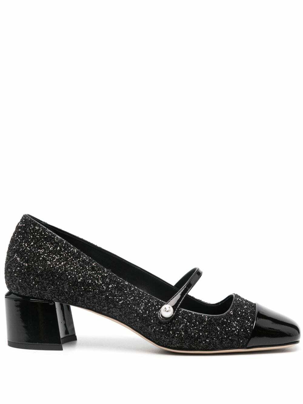 JIMMY CHOO - Elisa 45 Glittered Leather Pumps Jimmy Choo