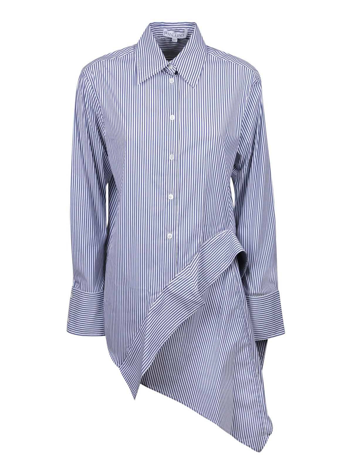 J.W. Anderson Deconstructed Light Blue/ White Shirt JW Anderson