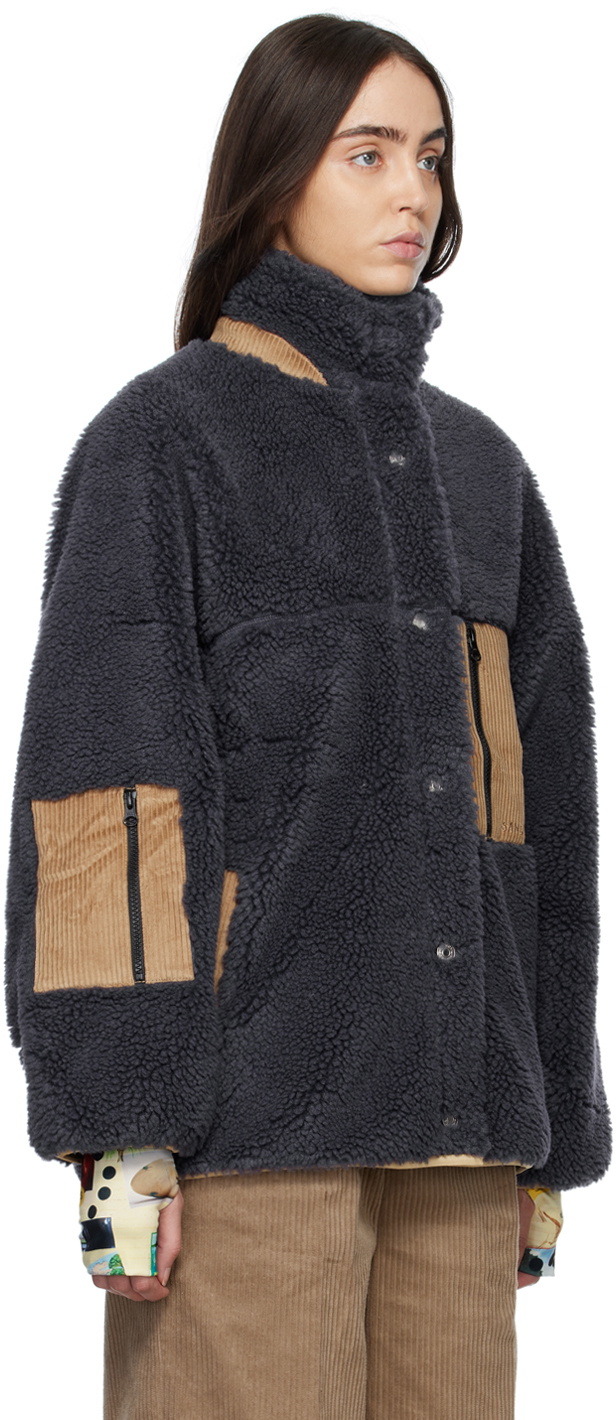 Sandy Liang Gray Rooney Jacket Sandy Liang