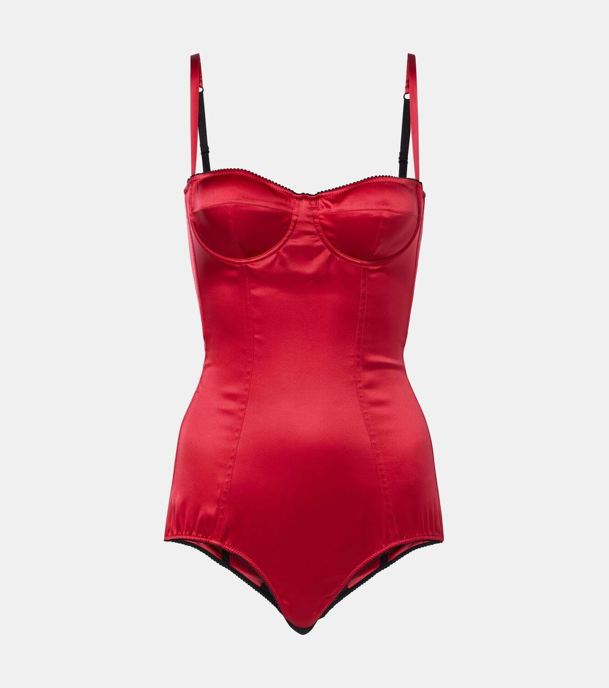 Dolce&Gabbana Silk-blend satin bodysuit Dolce & Gabbana