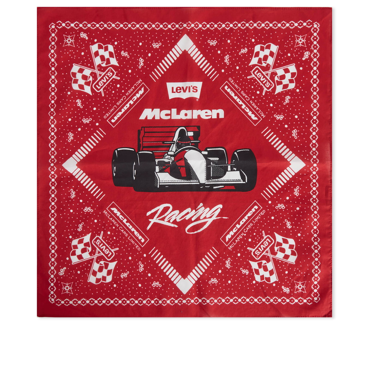 Levi's Men's Levis x McLaren Racing Bandana in Red Levi's Red