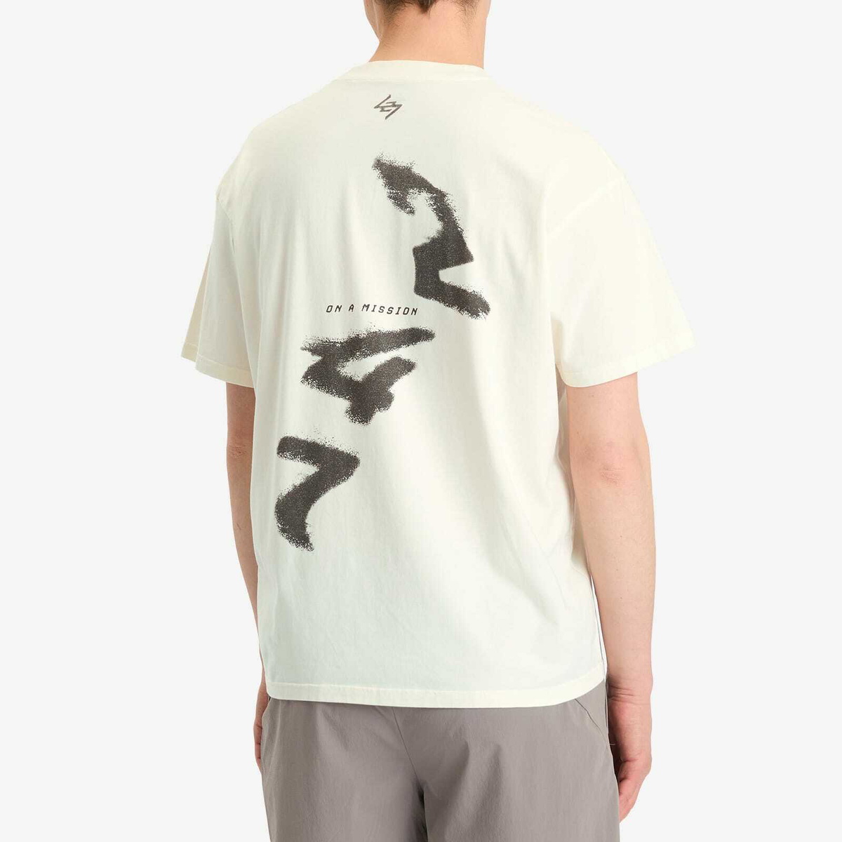 Represent Men's 247 Motion Oversized T-Shirt in Flat White Represent