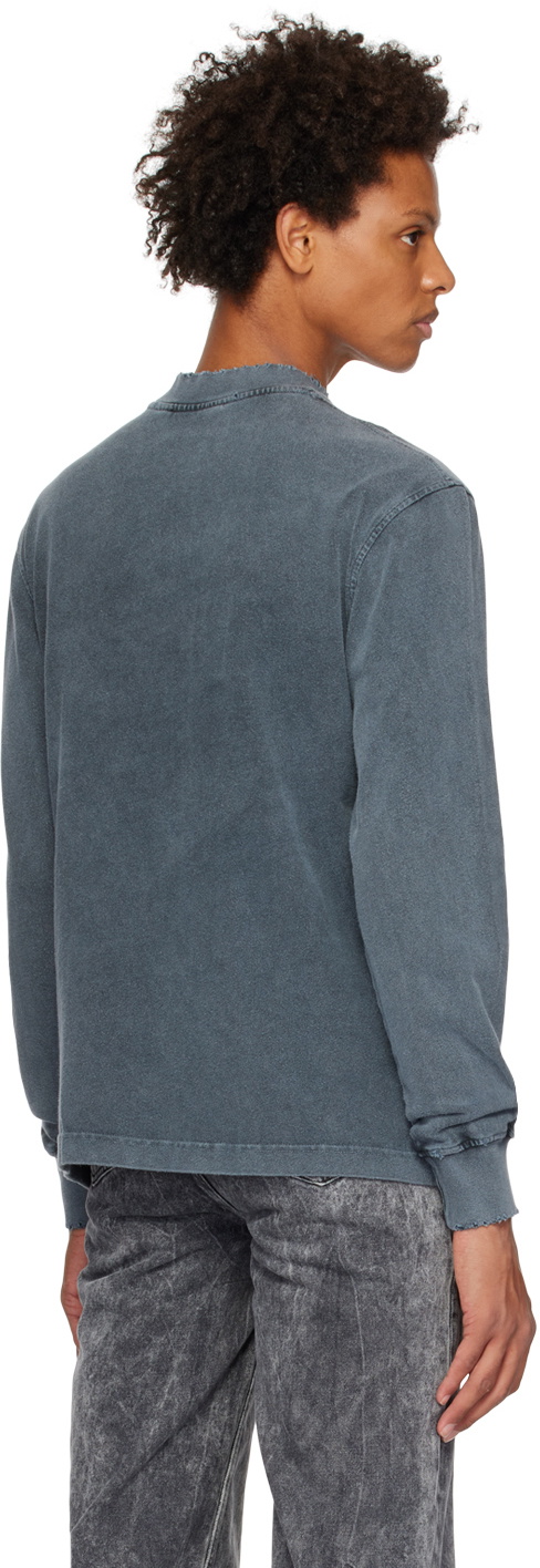 Han Kjobenhavn Gray Distressed T-Shirt Han Kjobenhavn