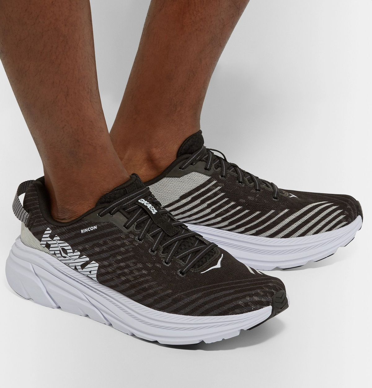 Hoka One One - Rincon Mesh Running Sneakers - Black Hoka One One