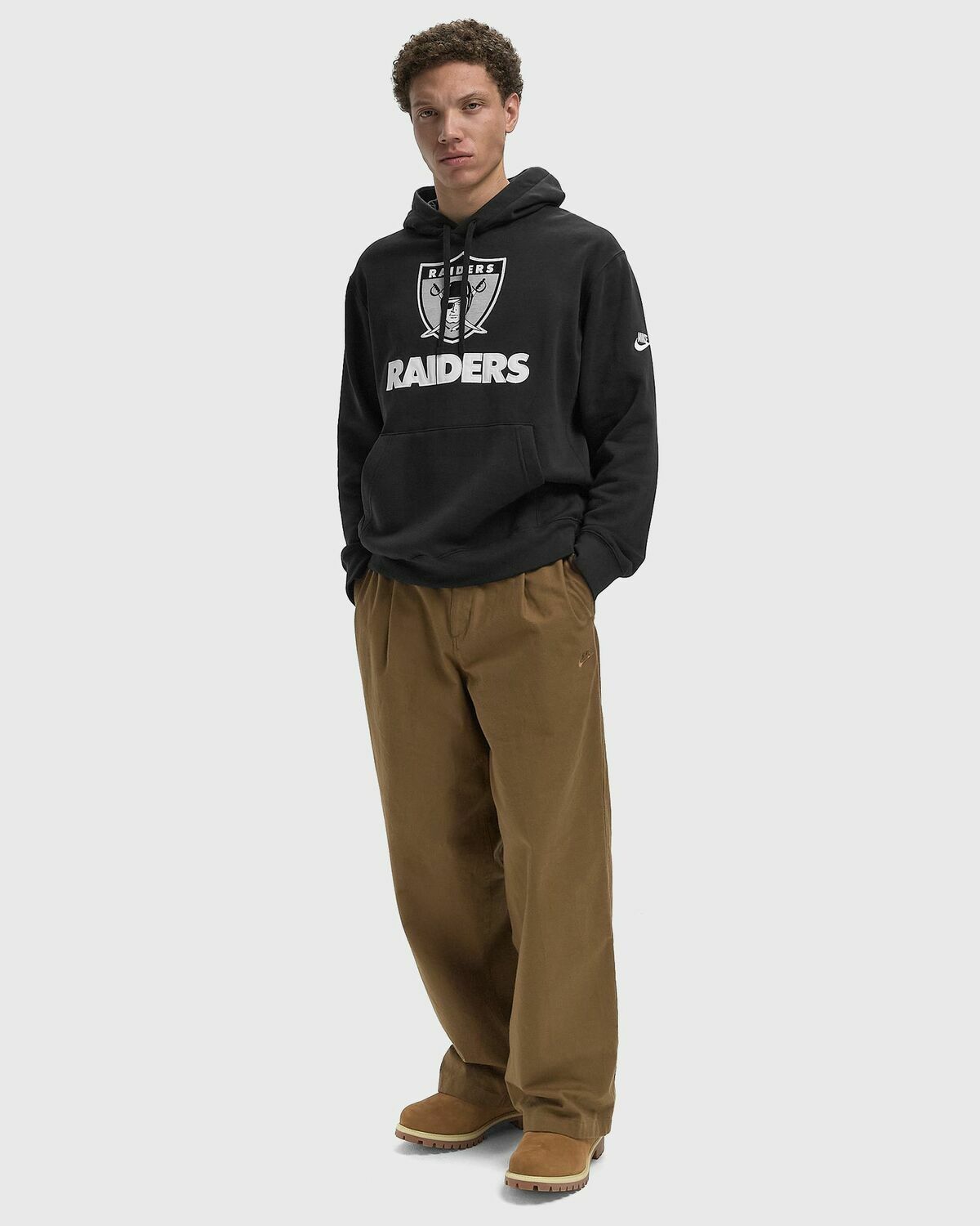 Nike NFL Las Vegas Raiders Rewind Club Hoodie Black Mens Hoodies/Team ...